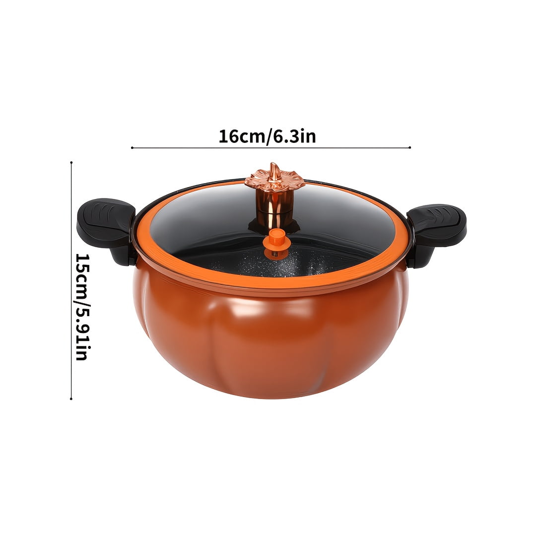 2.19 Gallon Nonstick Soup Pot with Twist Lock Handles for All Cooktops ...