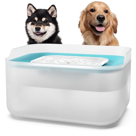 2.1Gal Whirlpool Pet Water Fountain,3-Layer Filter,25dB Silent Pump,LED ...