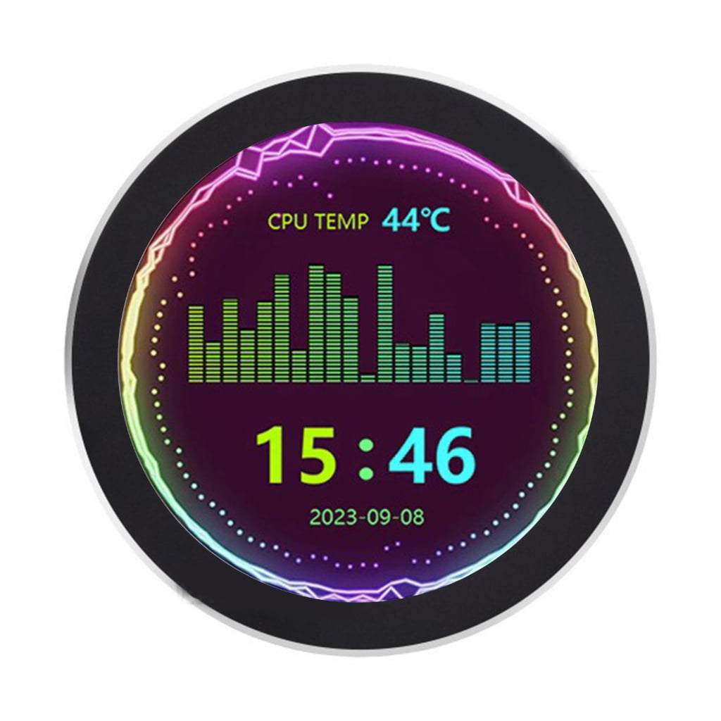 2.1Inch IPS USB Water-Cooled Screen 480x480 Secondary Display GPU HDDs ...