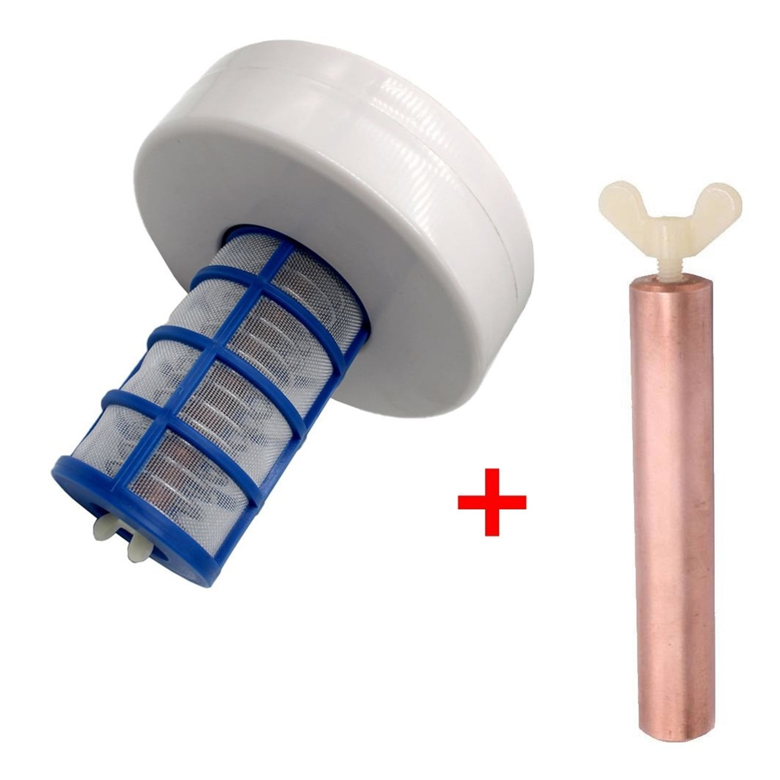 2/1PC Solar Powered Pool Ionizer ,Purifier Copper Silver Ion Algae ...