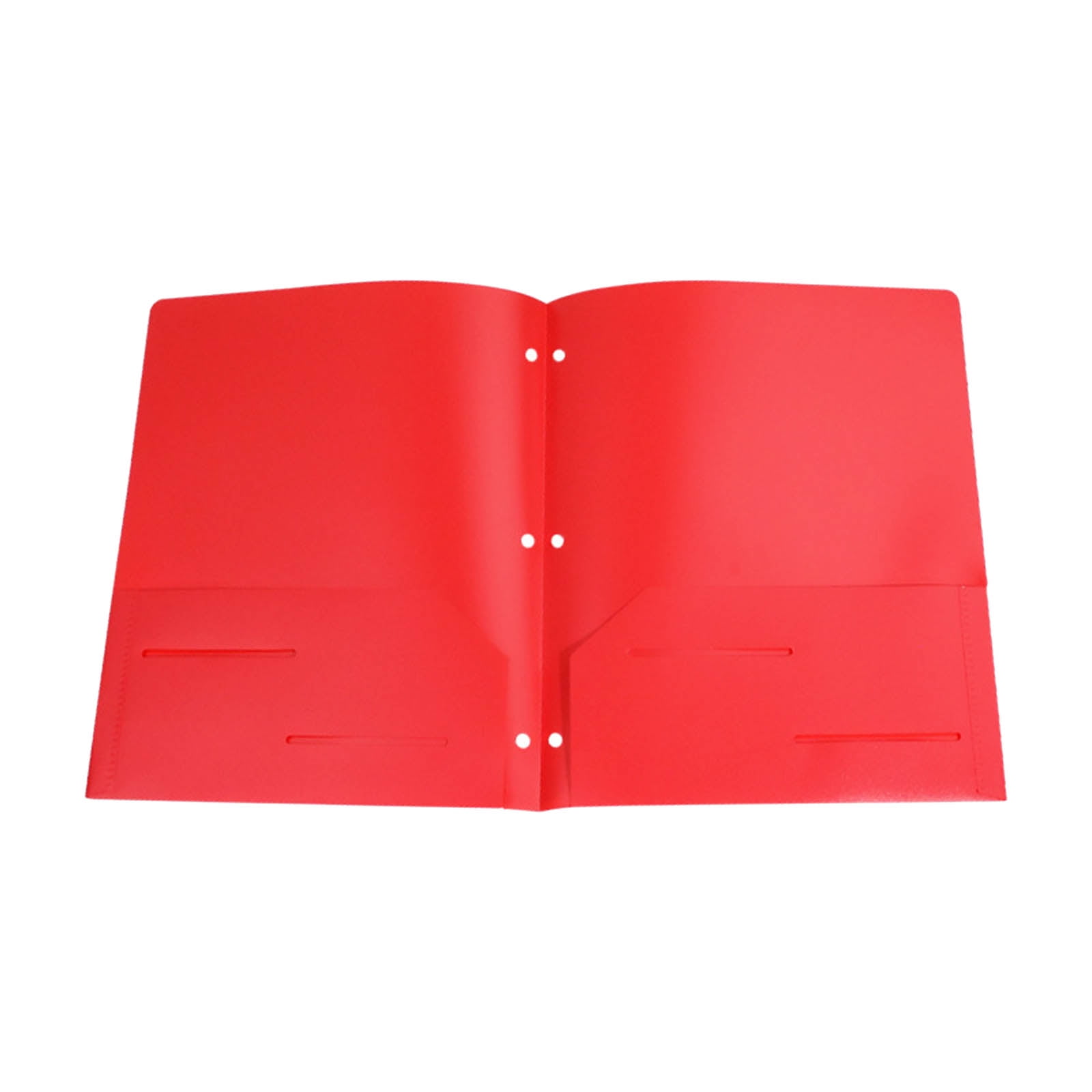 2/1PCS Plastic File Folders with Pockets, Heavy Duty Pocket Folder, 2 ...