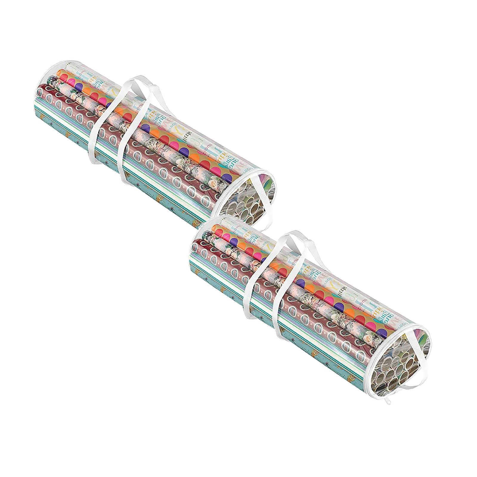 2/1PCS Wrapping Paper Storage Container Fits Standard Roll Wallpaper ...