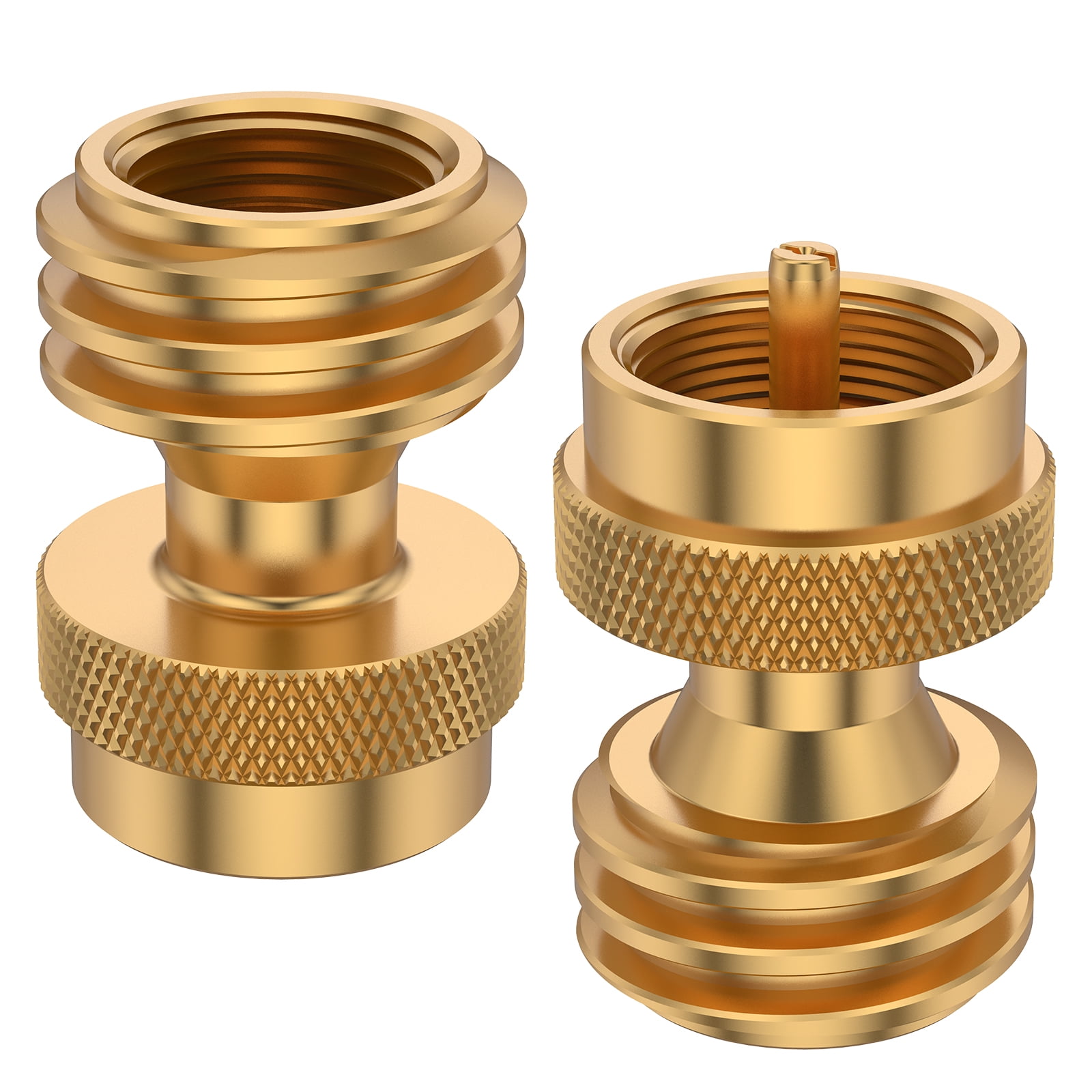 2/1Pcs Propane Tank Adapter Sturdy Brass Propane Cylinder Adapter ...