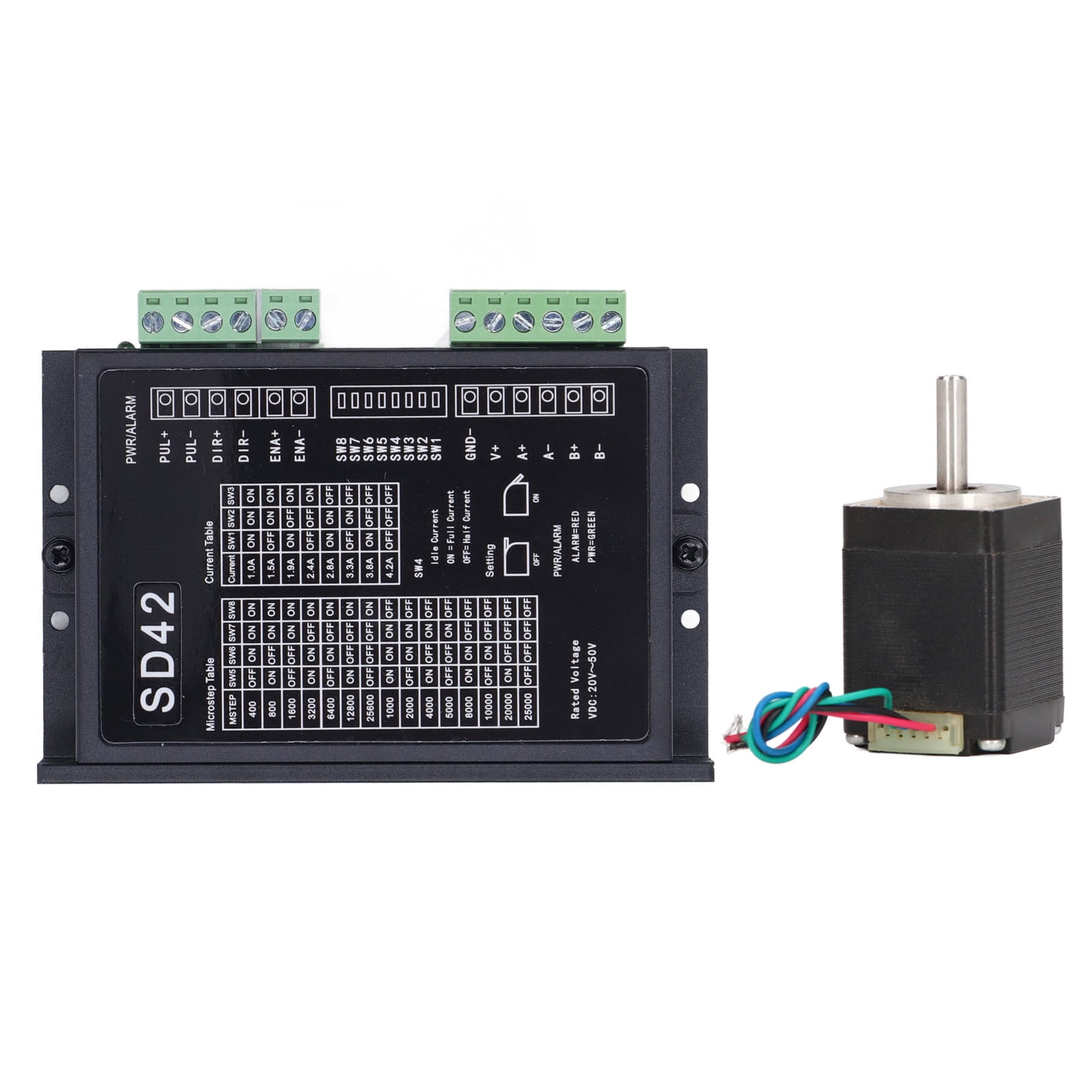 2.1V 1.5A 2-Phase Stepper Motor Driver, DC 20-50V Copper Coil, CNC ...