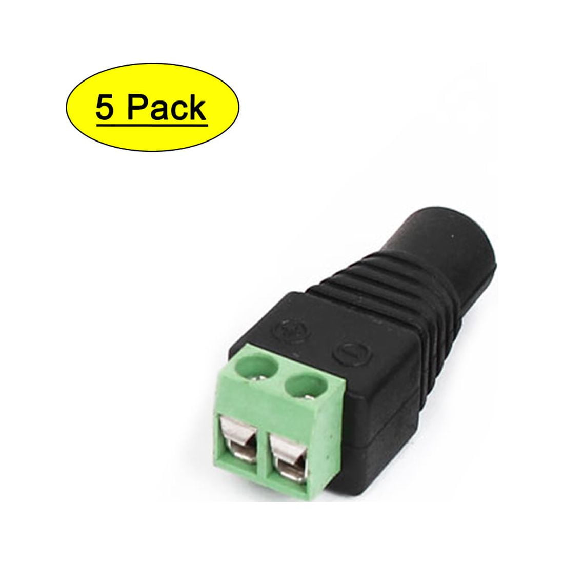 2.1mm x 5.5mm Female DC Power Socket Adapter Wire Connector 5Pcs for ...
