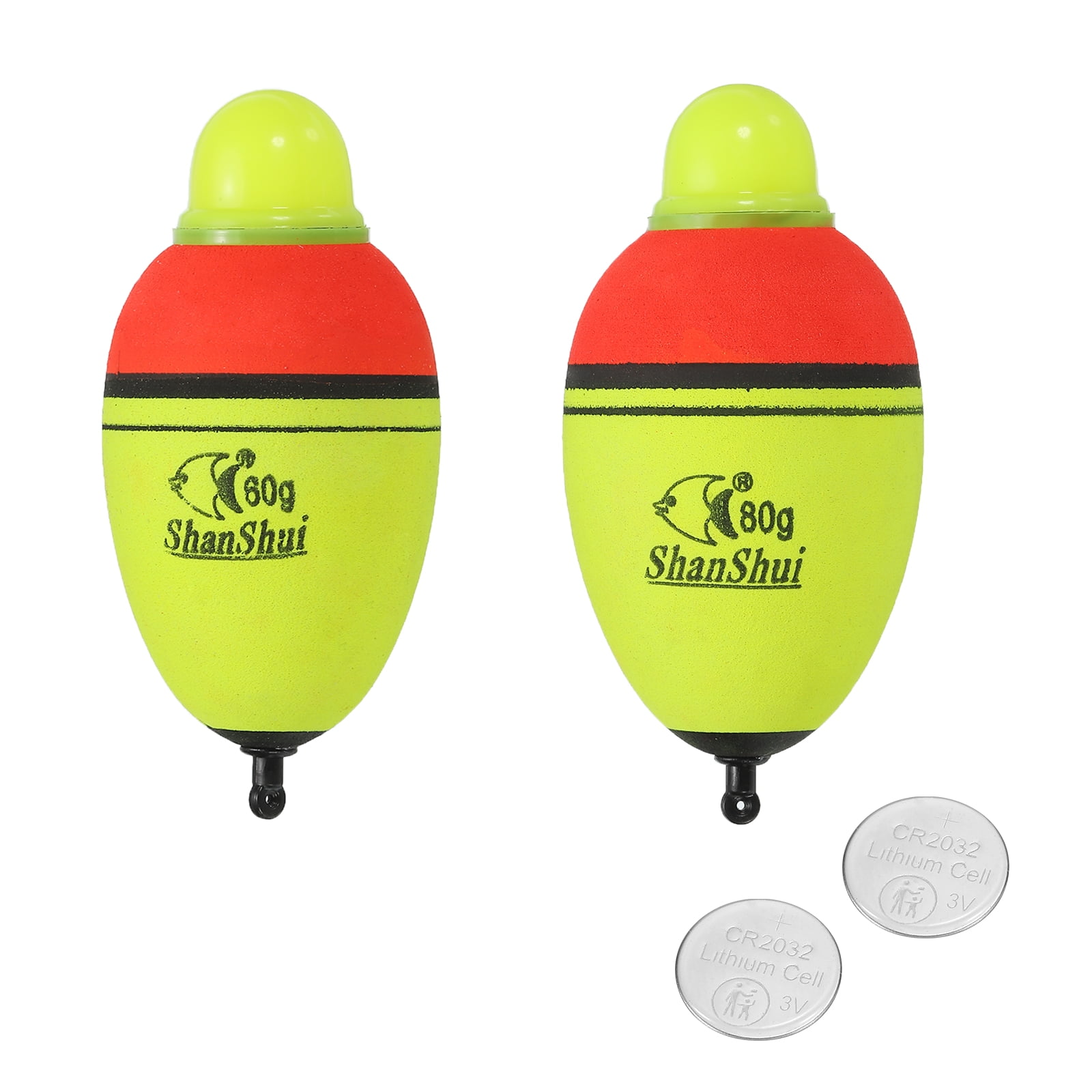 2.1oz,2.8oz Lighted Fishing Slip Bobbers with Battery EVA Light Up ...
