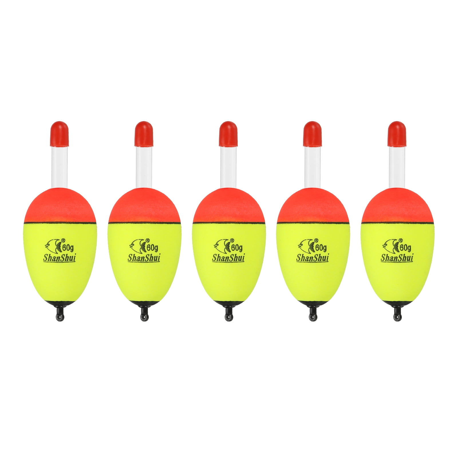 2.1oz Float Fishing Bobbers EVA Fishing Float, Yellow, 5 Pack - Walmart.com