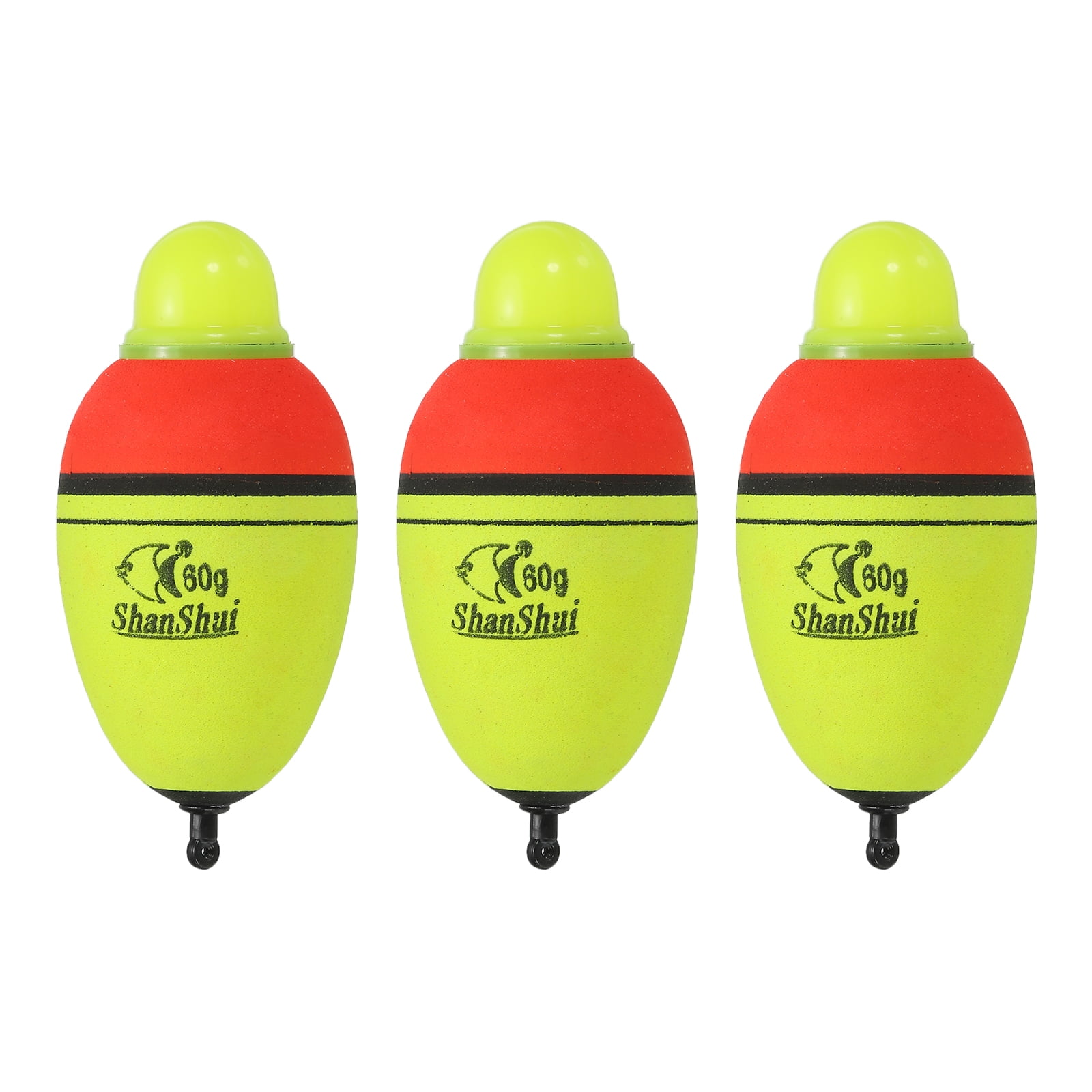 2.1oz Lighted Fishing Slip Bobbers EVA Light Up Fishing Float, Yellow ...