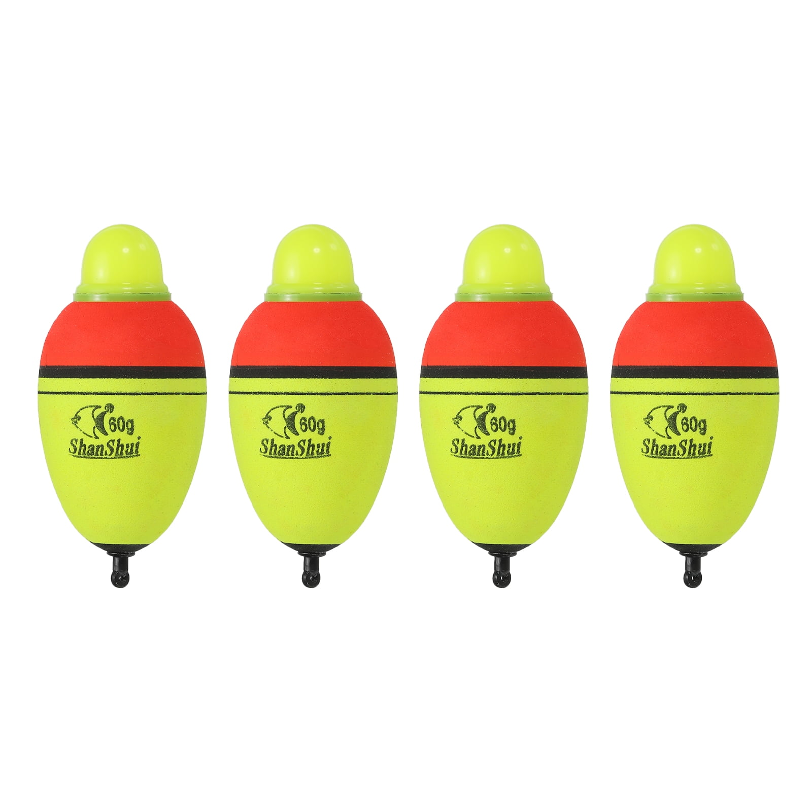 2.1oz Lighted Fishing Slip Bobbers EVA Light Up Fishing Float, Yellow ...