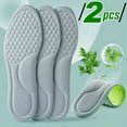 2/1pairs Nano Memory Foam Insoles for Men women Soft Sweat-Absorbing ...