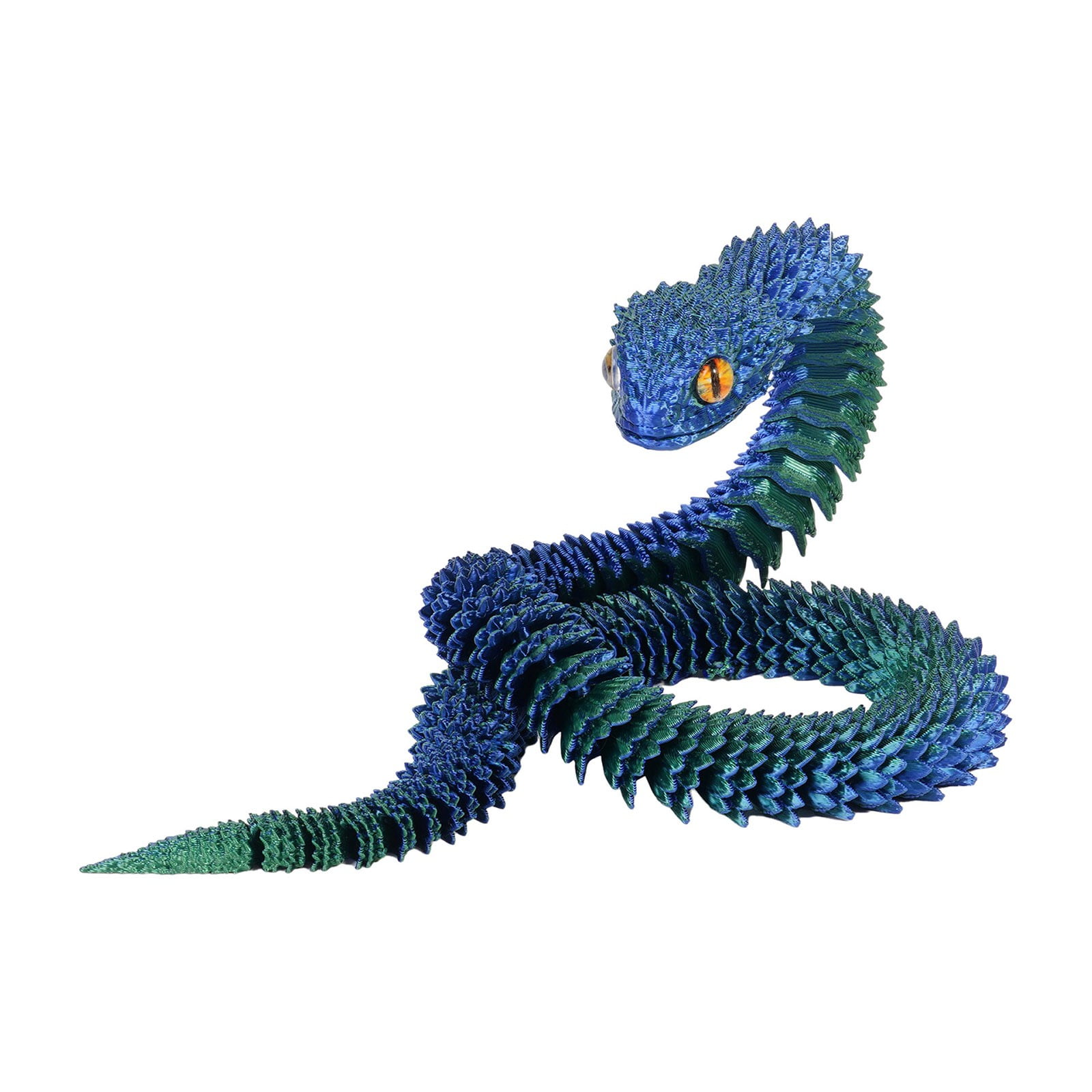 2/1pcs 3D Printed Animals Snake Toys 3D Printed Articulated Snake 3D ...