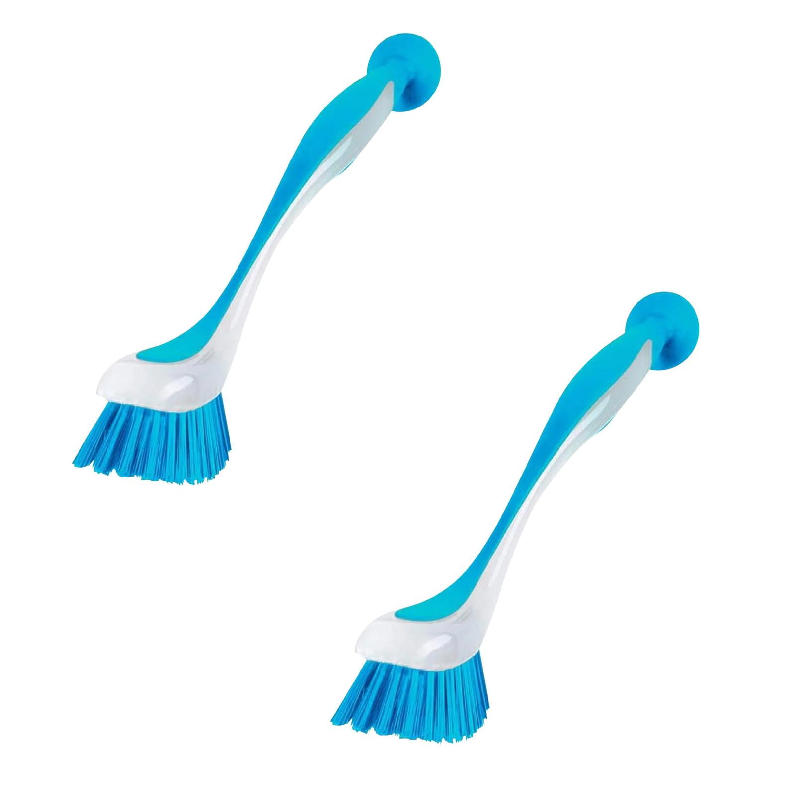 2/1pcs Dish Scrubber Brushes Assorted Color Long Handle Dishwashing ...
