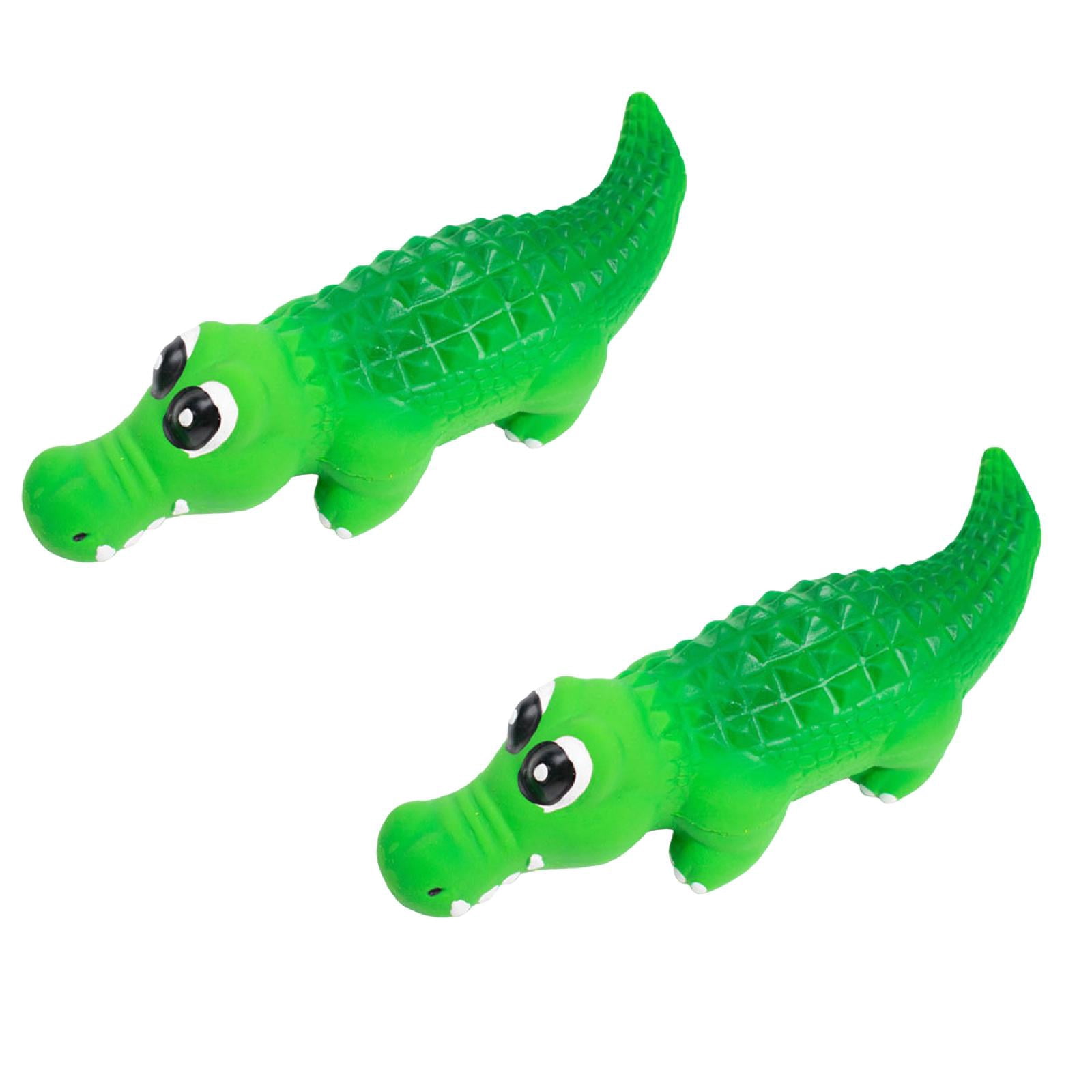 2/1pcs Dog Squeaky Toy Latex Crocodile Dog Chewing Toy Latex Puppy ...