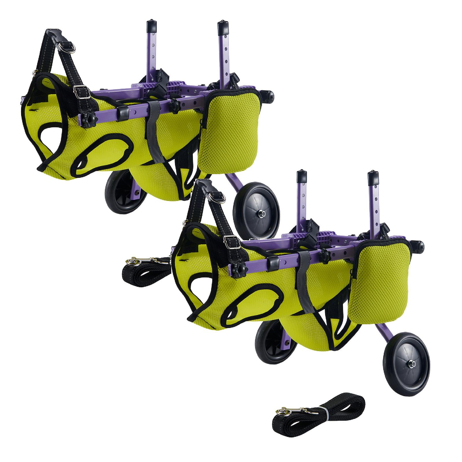 2/1pcs Dog Wheelchair for Back Legs with Pet Traction Rope Dog ...