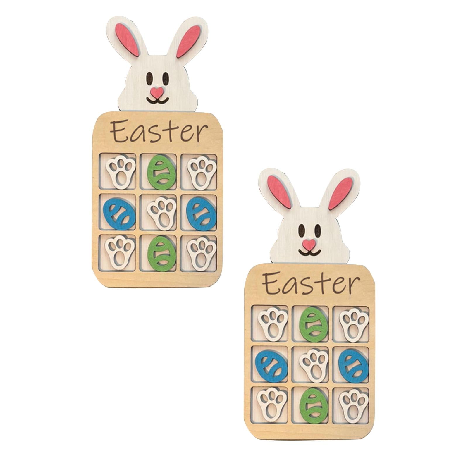 2/1pcs Easter Tic Tac Toe Game for Boy Girl Mini Board Game Toys With ...