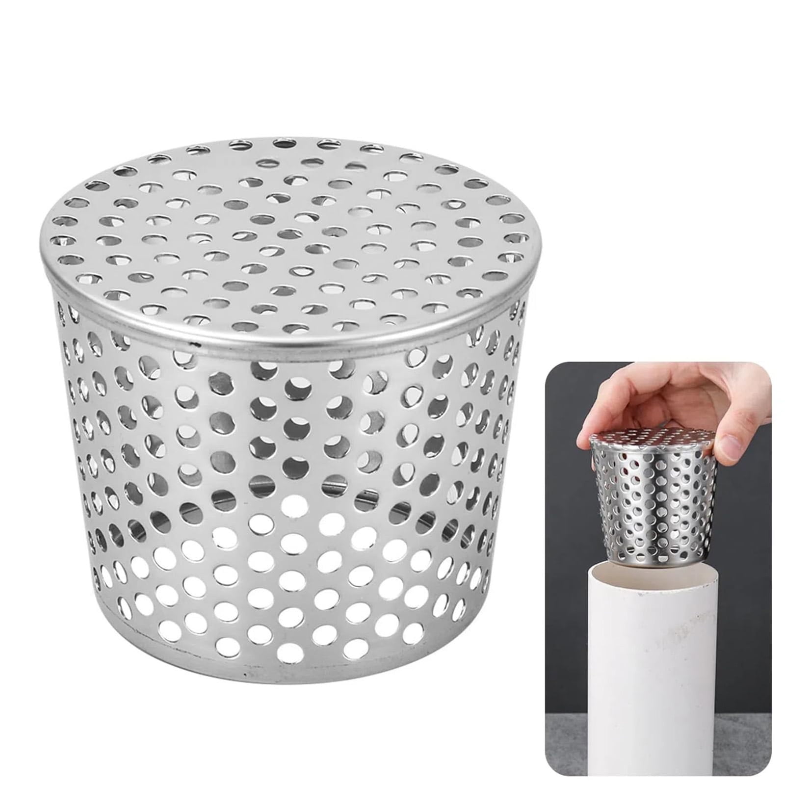 2/1pcs Gutter Guard Filter, PVC Termination Cap Mesh Screen Roof Vent ...