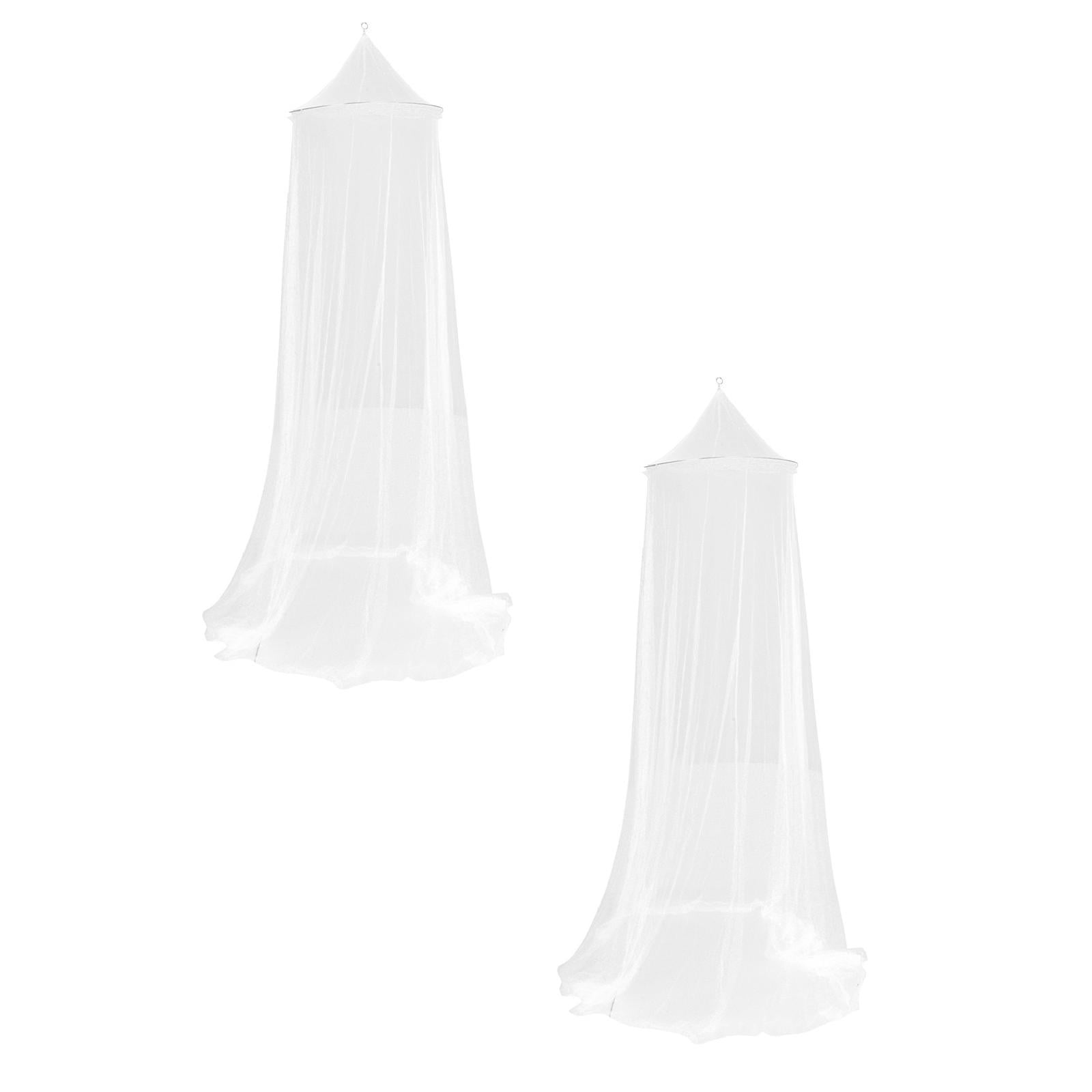 2/1pcs Mosquito Net Bed Canopy Lace Curtain Dome Bed Canopy Netting ...