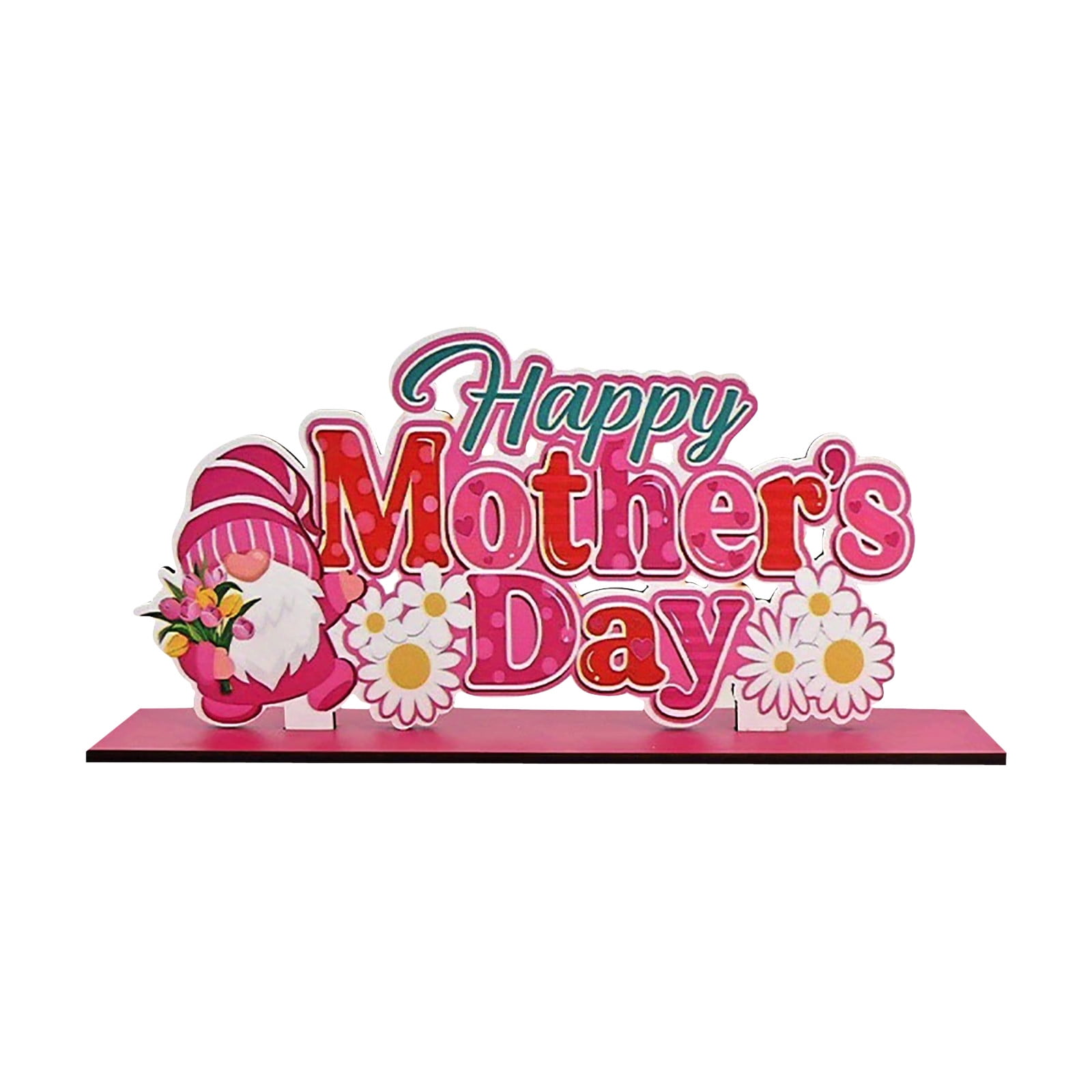 2/1pcs Mother'S Day Wooden Centerpieces,Mother'S Day Wooden Table Signs ...