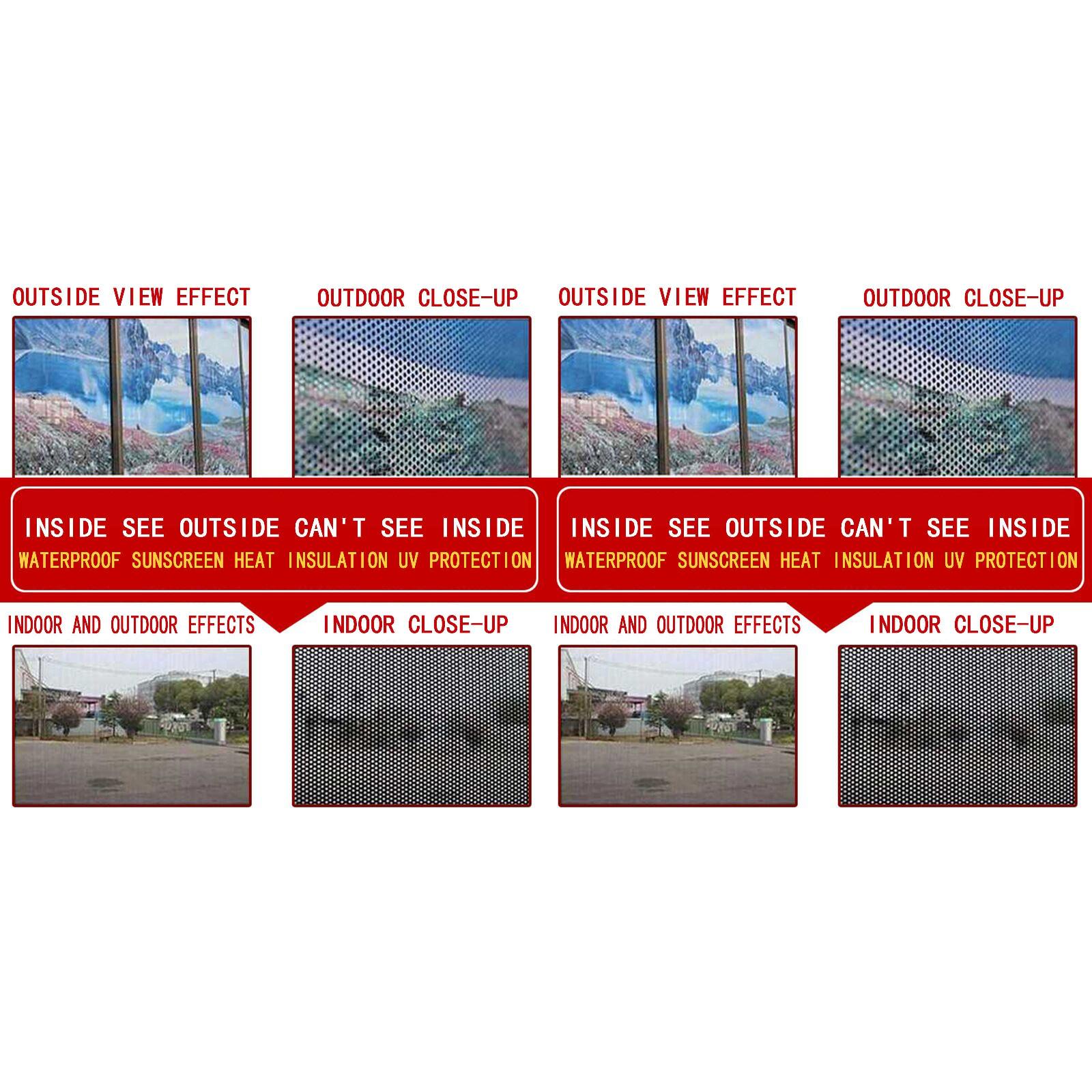 2/1pcs One Way Privacy Window Film,Window Tint for Home office,Daytime ...