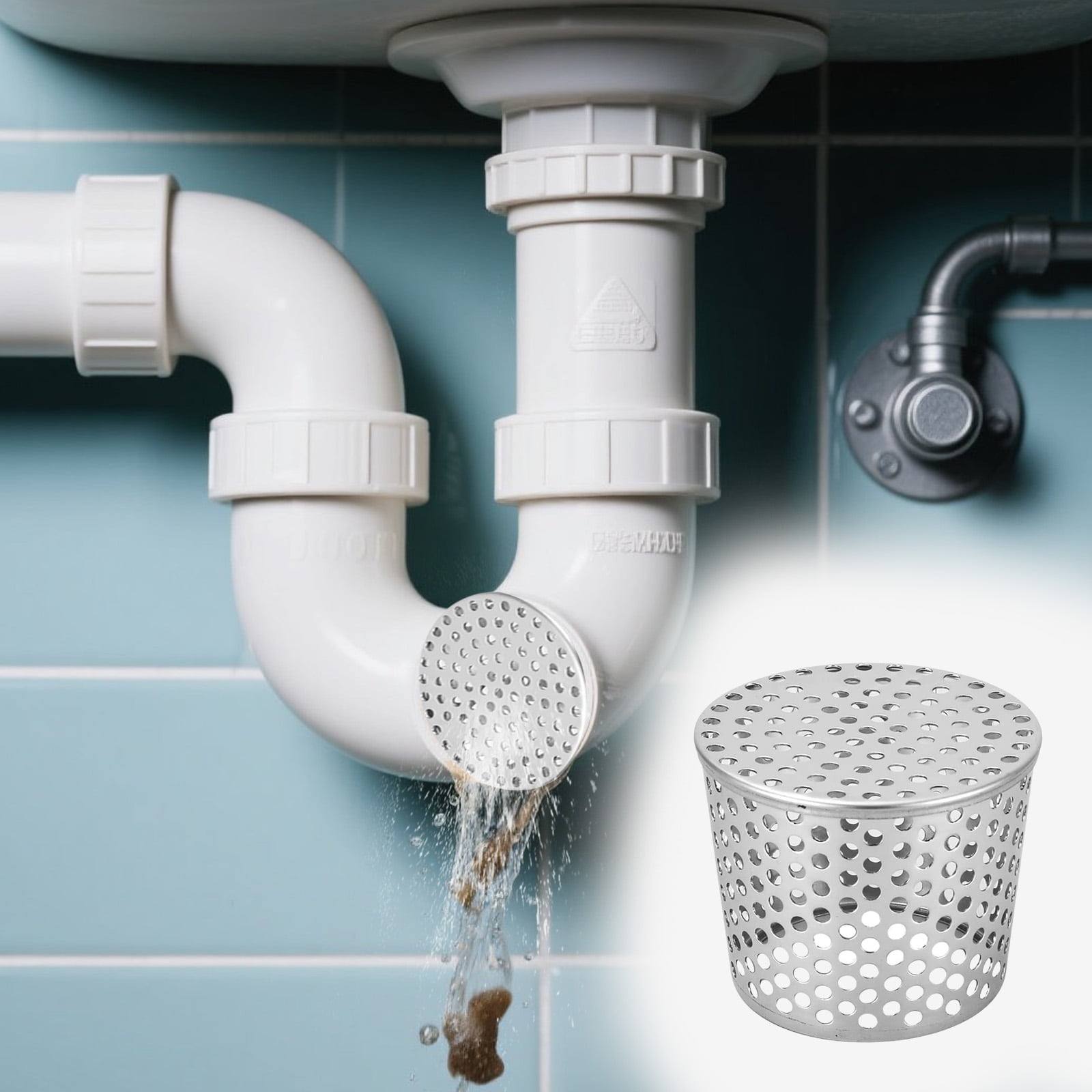 2/1pcs Termination Cap Mesh Screen Vent Cover, Round Pipe 304 Stainless ...