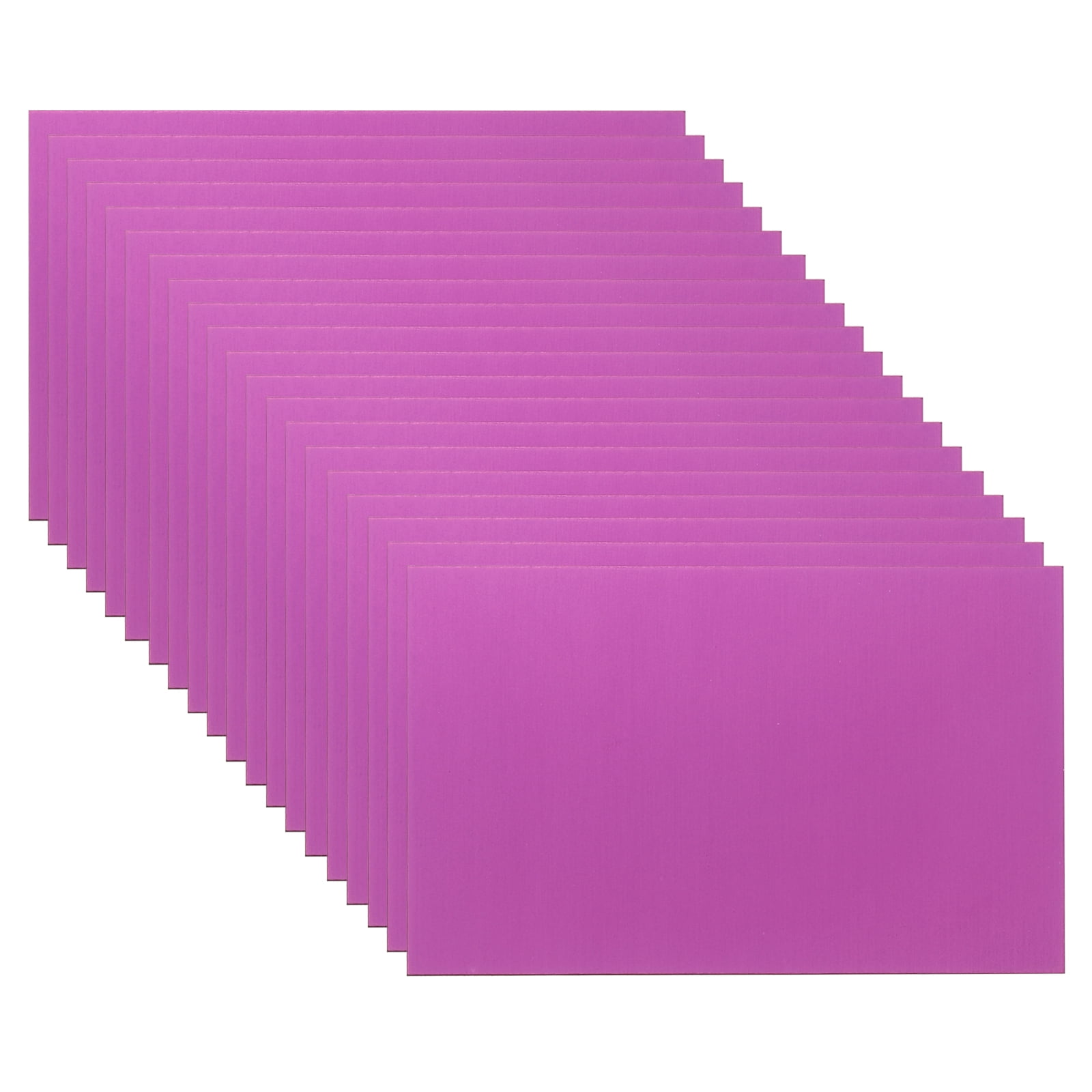 Uxcell Anodized Aluminum Sheet Metal, Laser Plates Engraving Blanks ...