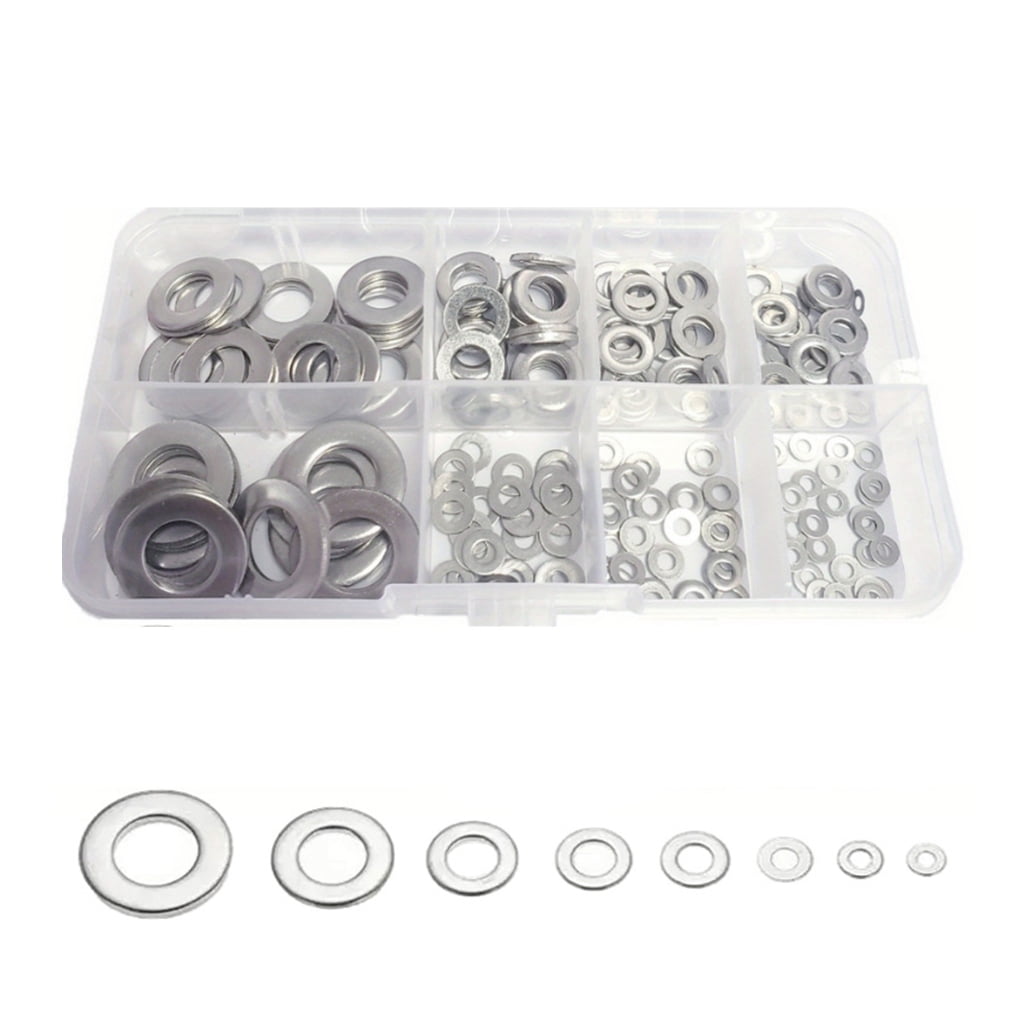 2/2.5/3/4/5/6/8/10mm Stainless Steel 304 Flat Washer Gasket Adjustment ...
