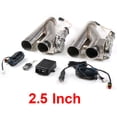 2×2.5" 63mm Electric Exhaust Valve Downpipe System Y Pipe With Remote ...