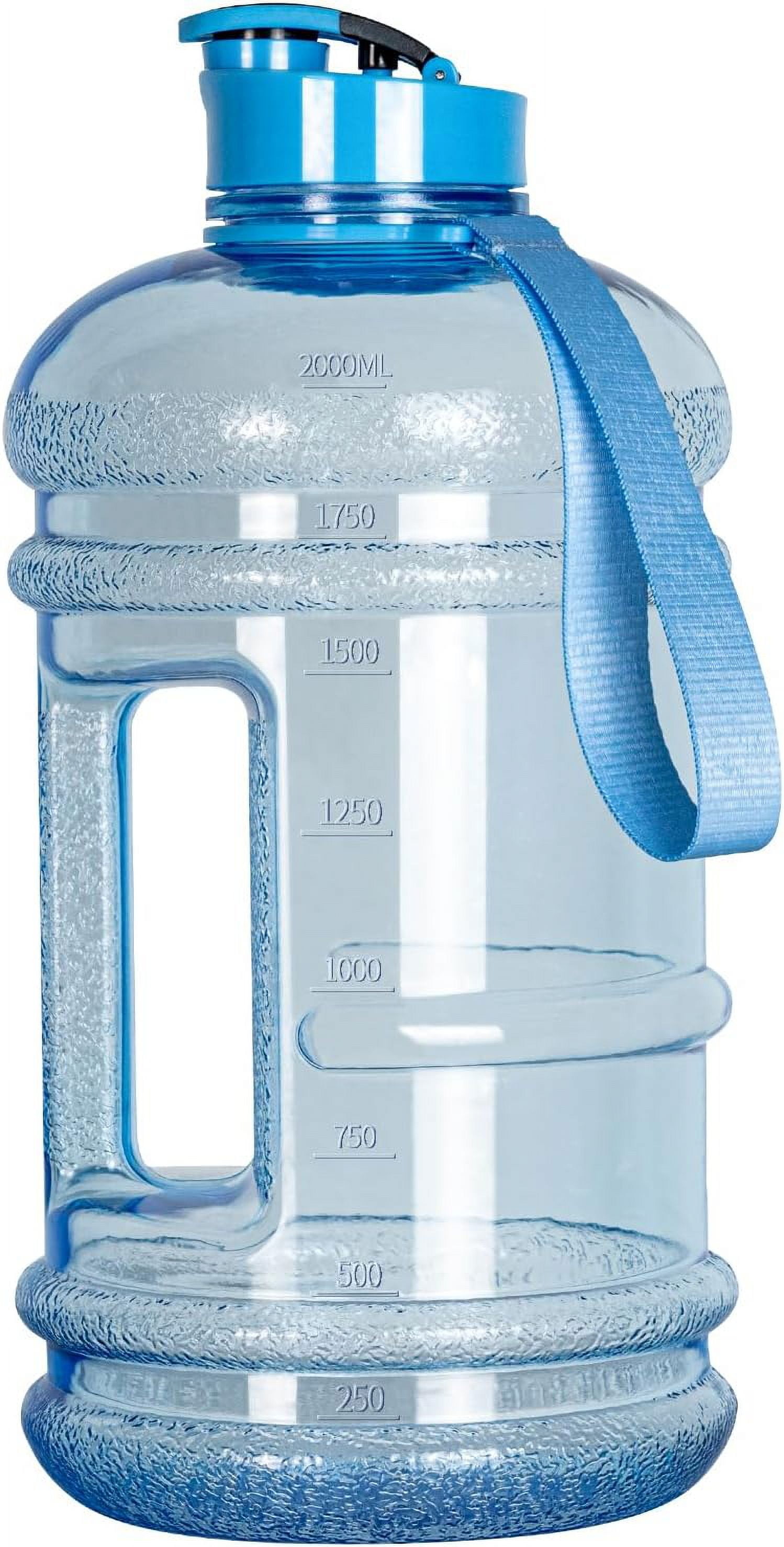 2.2 Liters Gym Big Sports Water Bottles for Men - Reusable BPA Free ...