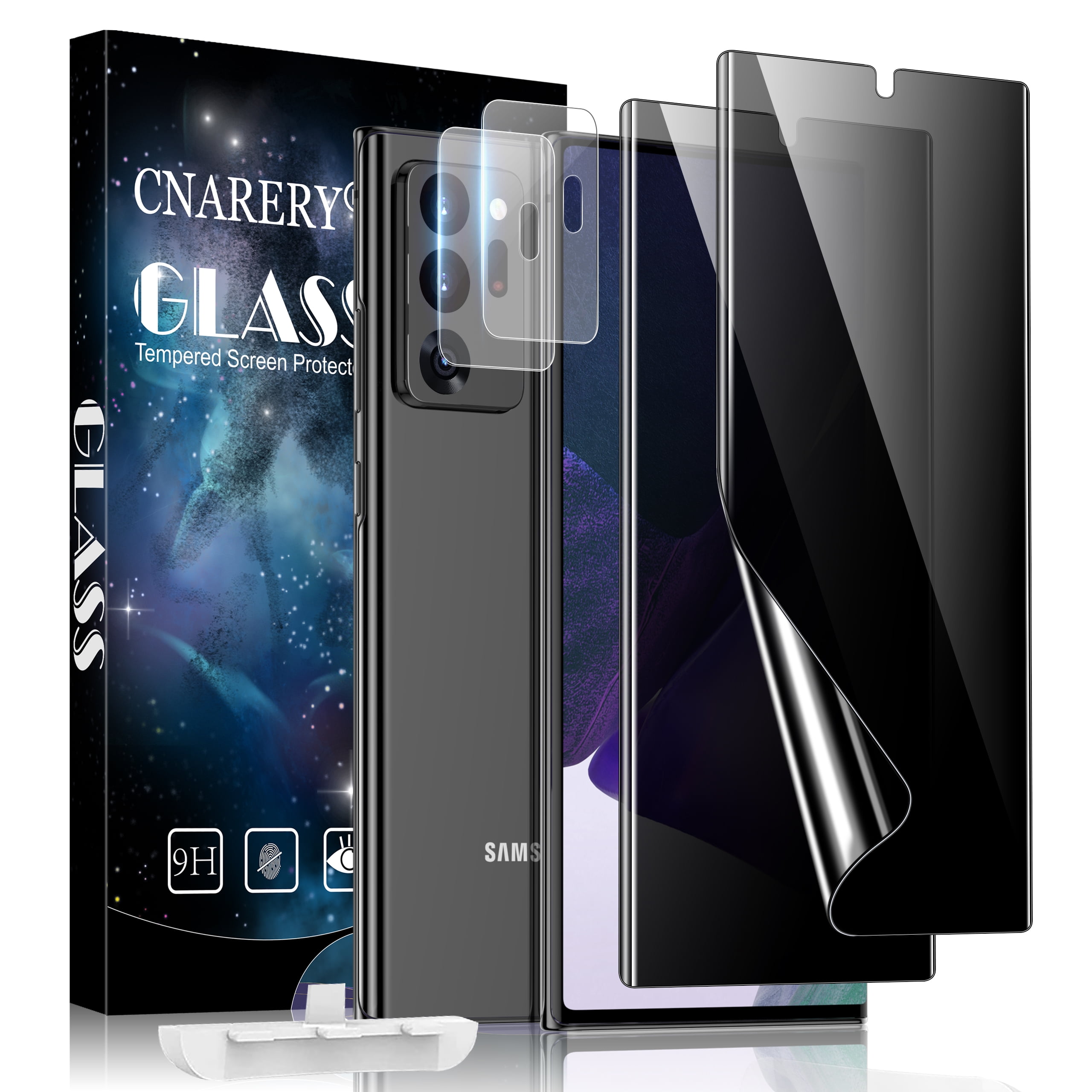 [2+2 Pack] Cnarery Privacy Screen Protector for Galaxy Note 20 Ultra ...