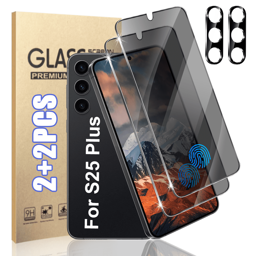 [2+2 Pack] Compatible with Samsung Galaxy S25 Plus Privacy Screen ...