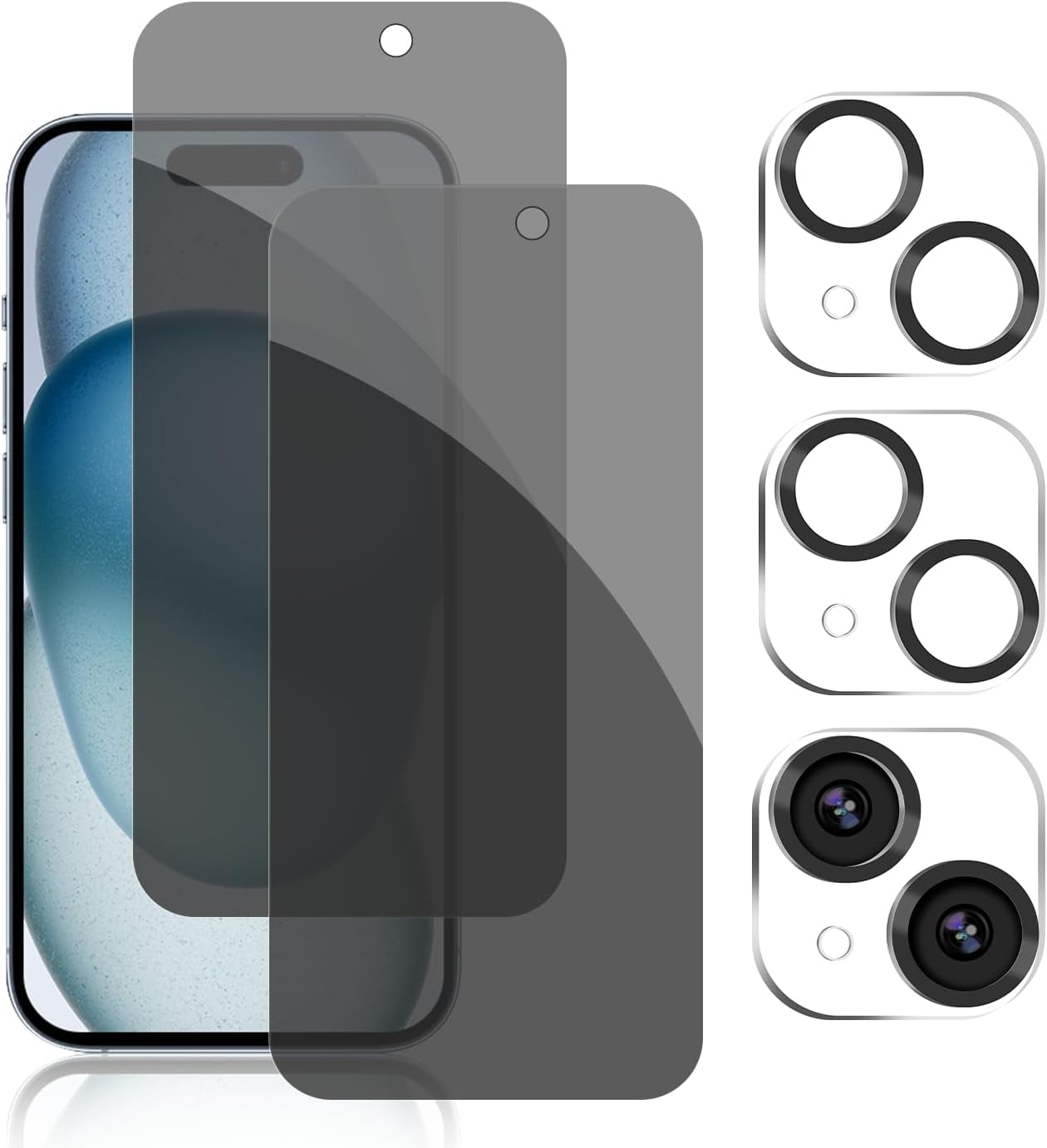 Fostbeen Privacy Tempered Screen Protector for iPhone 15 Pro Max/Xs Max ...