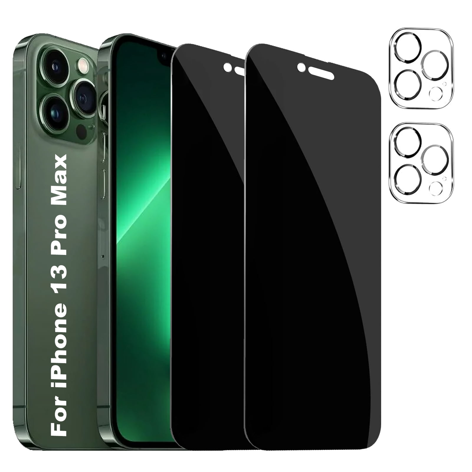 [2+2 Pack]For iphone 13 Pro Max Screen Protector,Sensor Protection,Case ...
