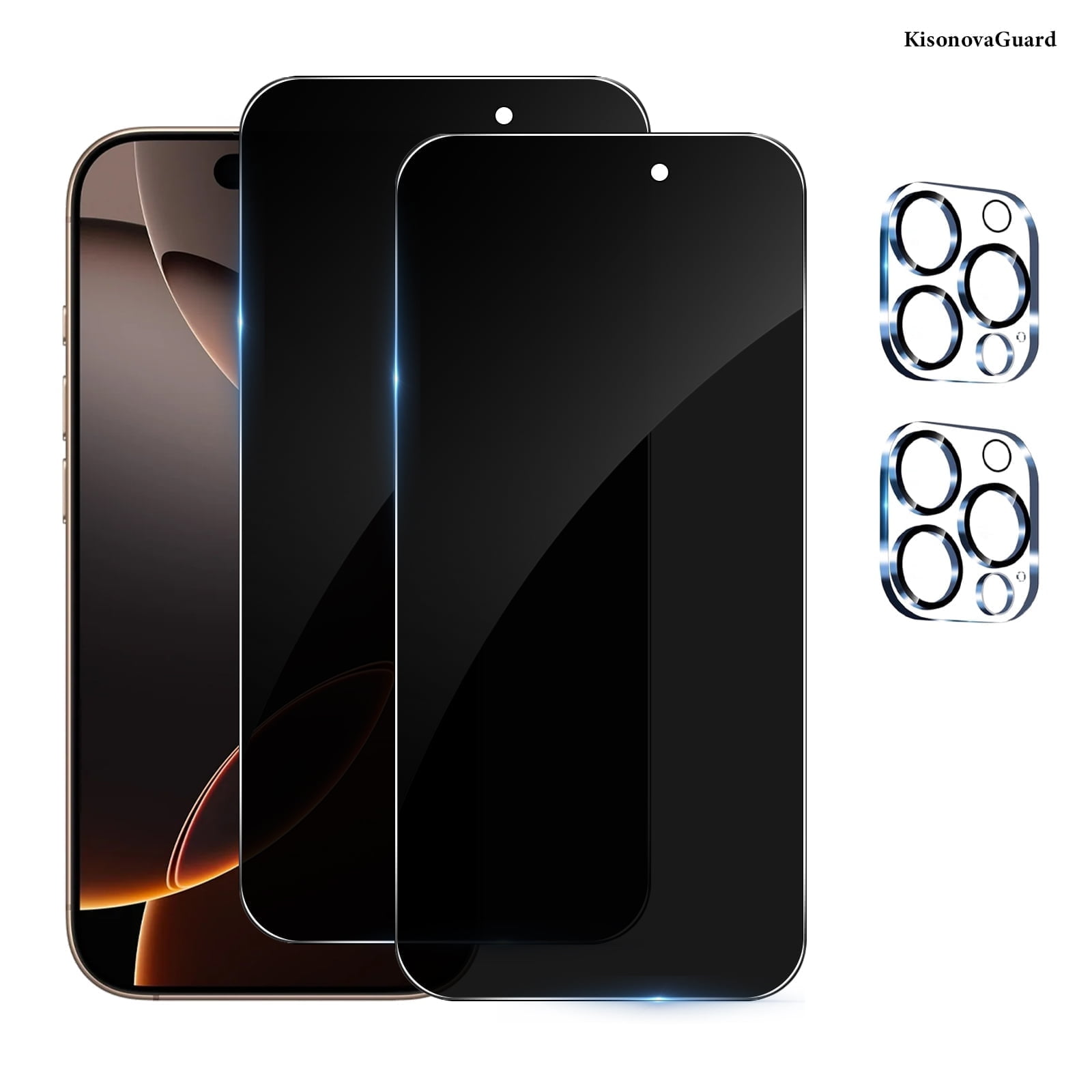 [2+2 Pack] KisonovaGuard for iPhone 11 Pro Privacy Screen Protector ...