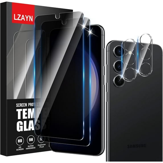 2+2 Pack Privacy Screen Protector Designed for Samsung Galaxy S23 Plus ...