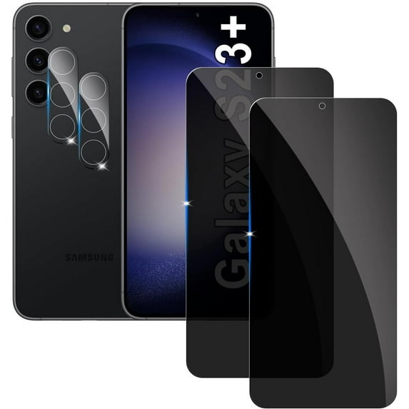 【2+2 Pack】 Privacy Screen Protector for samsung galaxy S23 Plus 9H ...