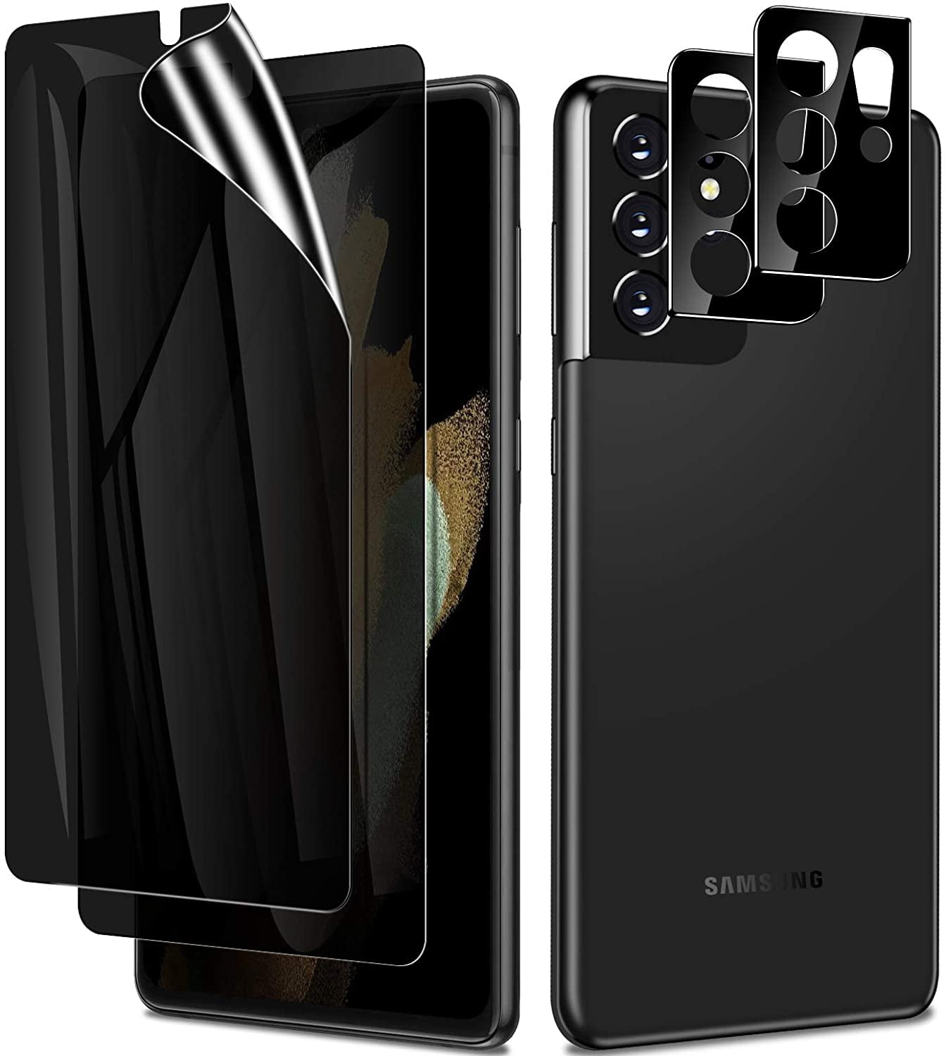 [2+2 Pack] for Samsung Galaxy S21 Ultra Privacy Screen Protector ...