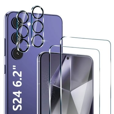 [2+2 Pack] Samsung Galaxy S23 Screen Protector, 2 Pack Tempered Glass ...