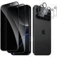 [2+2 Pack] iPhone 17Pro Privacy Screen Protector with Camera Lens ...