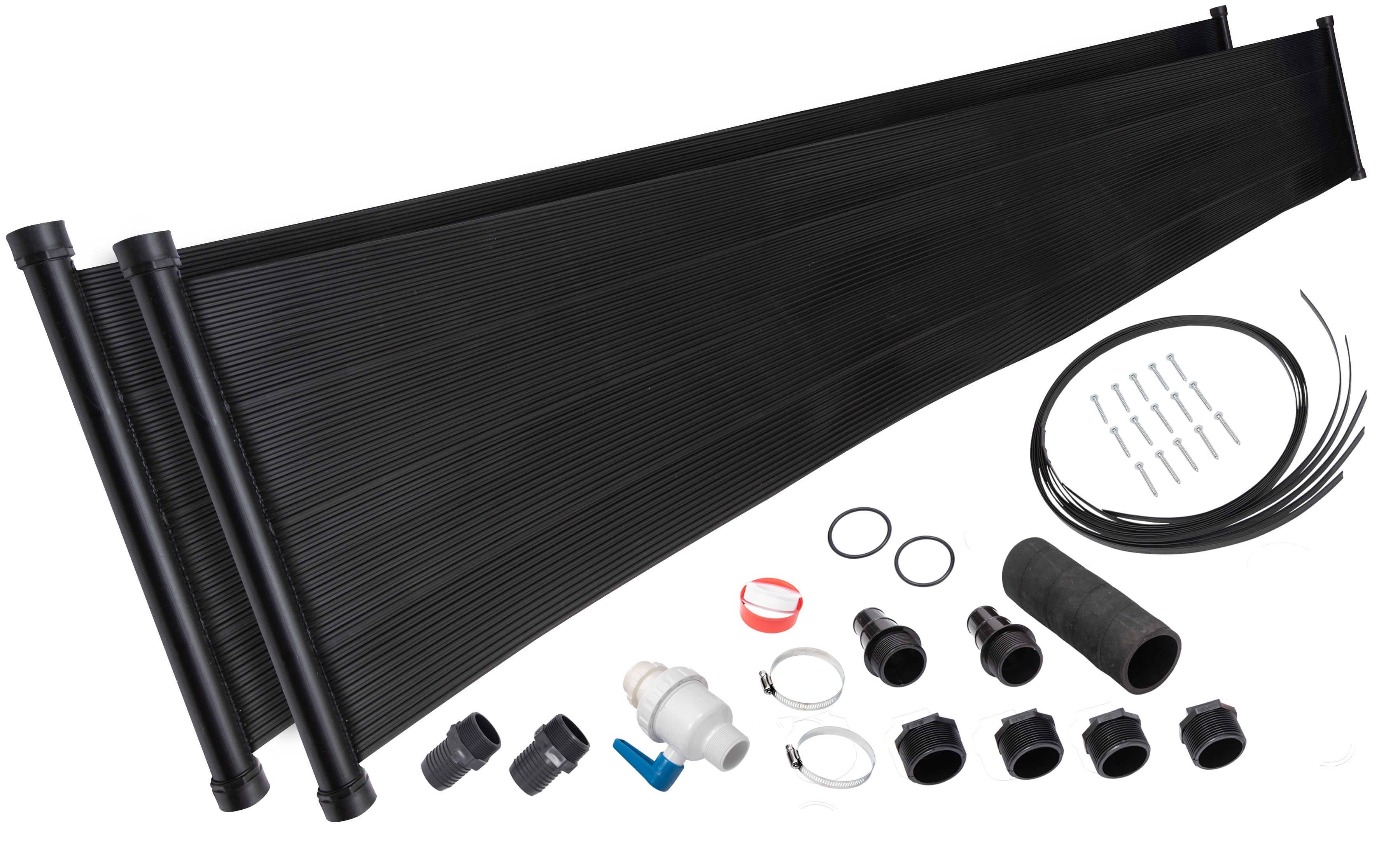 2-2'X20' SunQuest Solar Pool Heater w/ Integrated Valve & Deluxe Roof ...