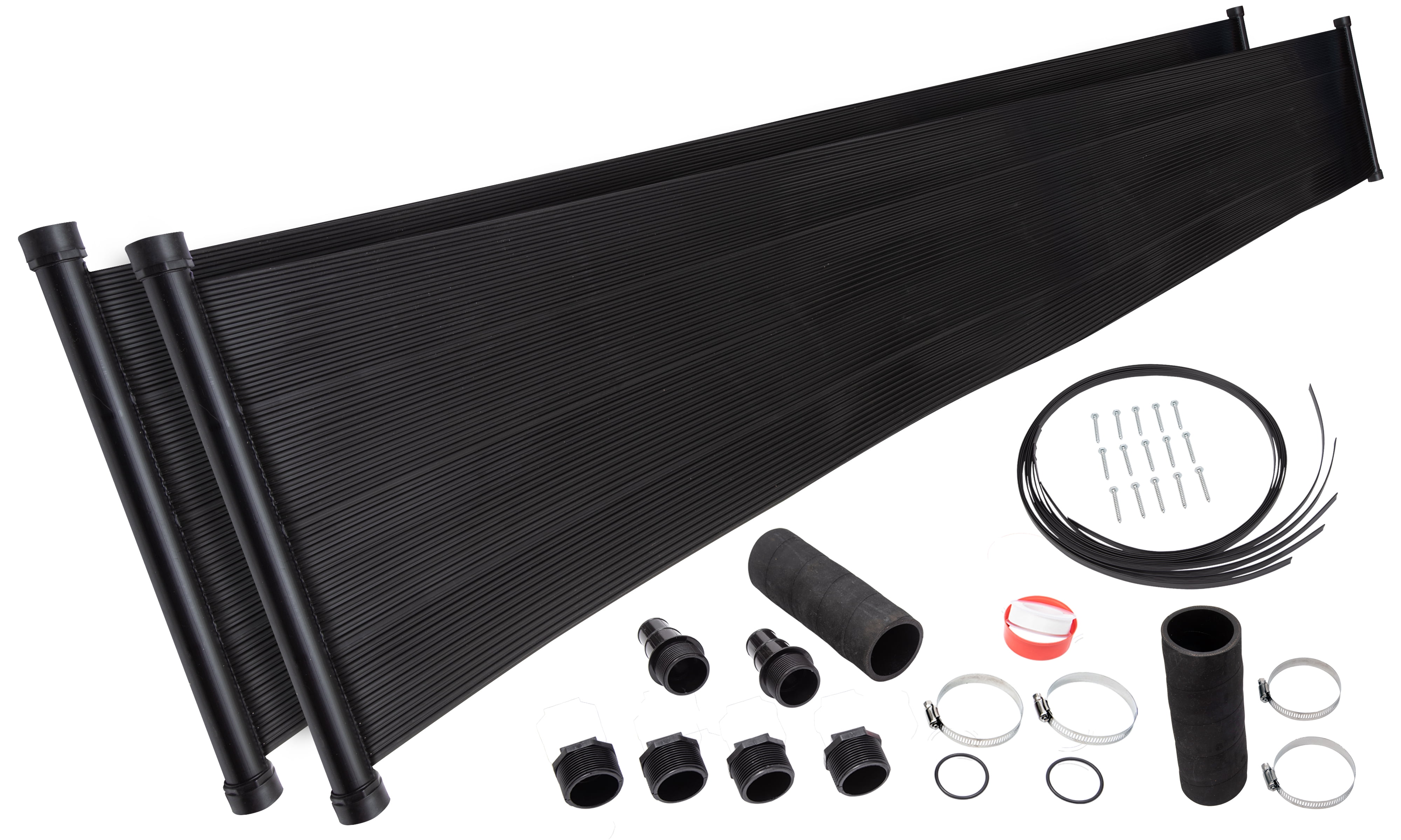 2-2'X20' SunQuest Solar Pool Heater with Couplers And Roof/Rack ...