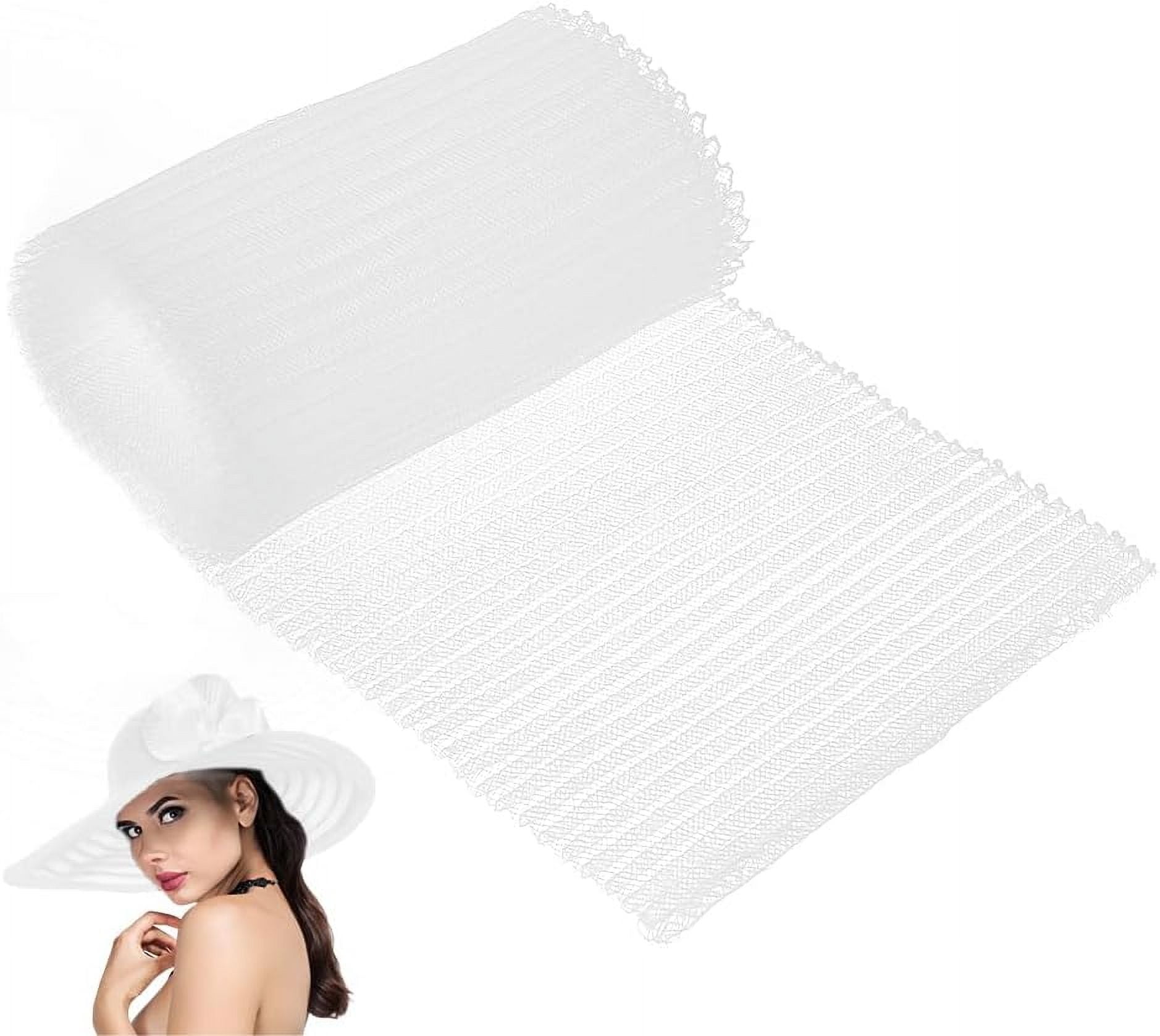 2.2 Yards Horsehair Braid Fabric 6.7-7 inch Plastic Wrinkle Mesh Fabric ...