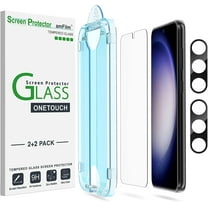 amFilm 2-Pack Samsung Galaxy S23 Ultra 5G 6.8' TPU Screen & Lens ...