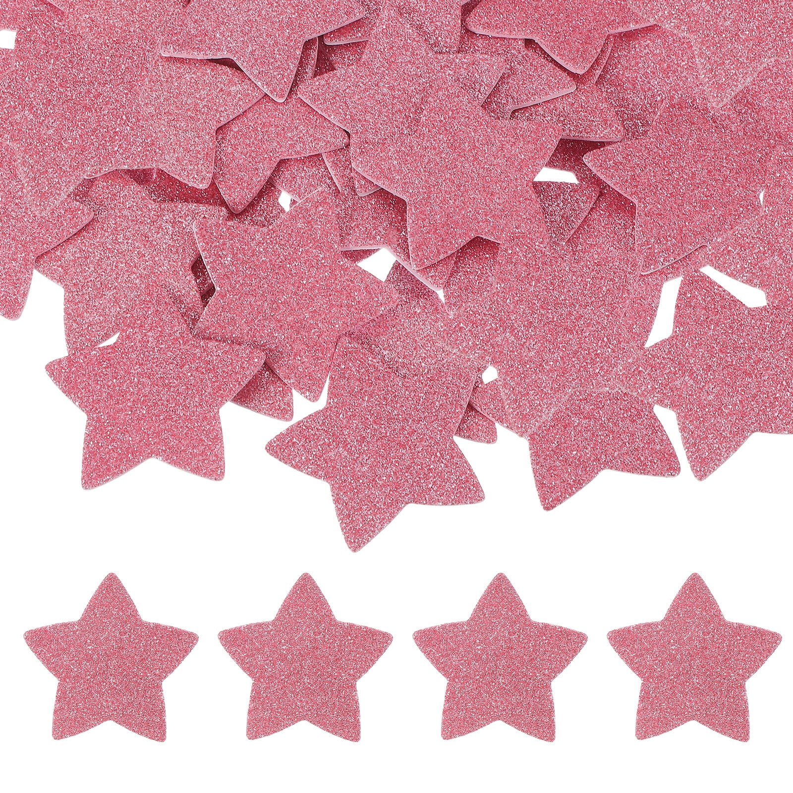 2.2"x2.2" Star Foam Stickers, 120Pcs EVA Self Adhesive Glitters Foam ...