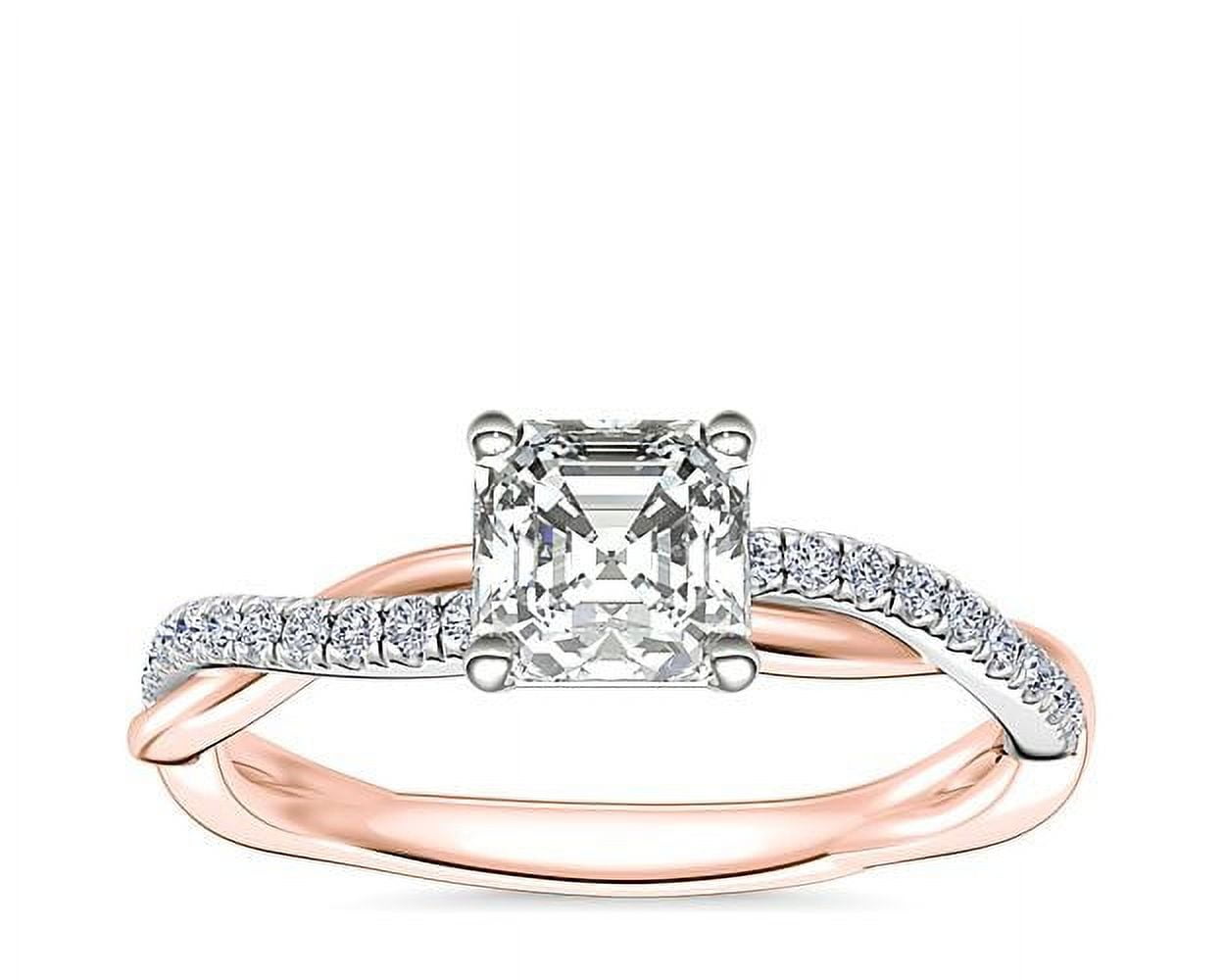 2.20 Ct IGI Certified Sparkle Solitaire Asscher Cut Lab Grown Diamond ...