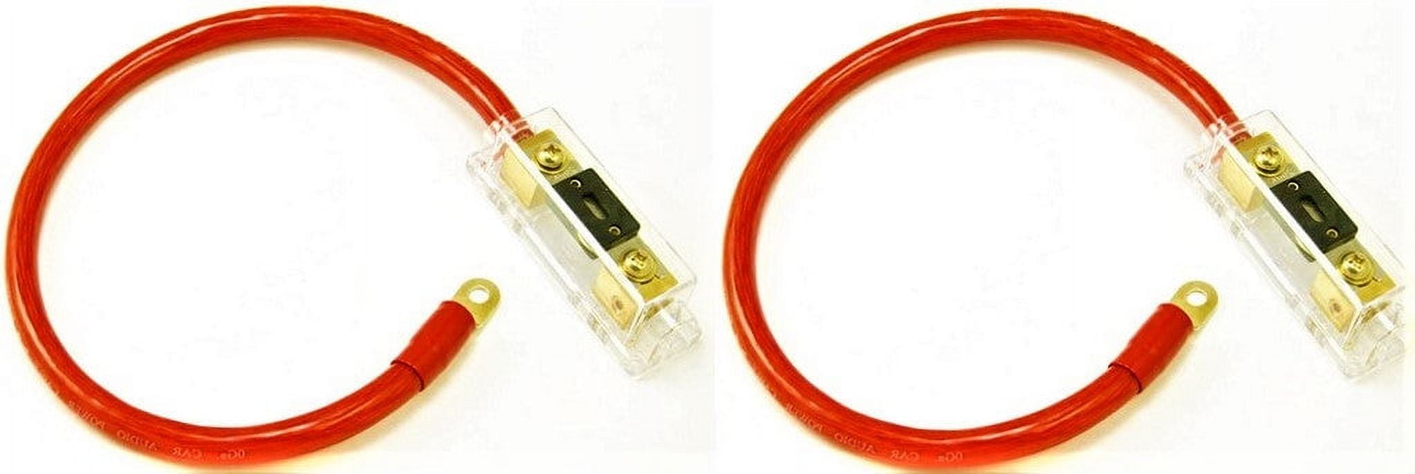 2 200 AMP ANL Gold Terminal Fuse Holder Battery Installation Kit 0 ...