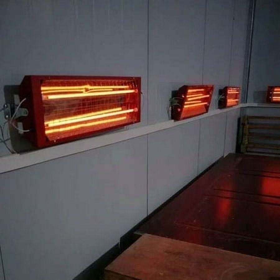 2* 2000W Spray Baking Booth Infrared Paint Curing Light Heating Lamp ...