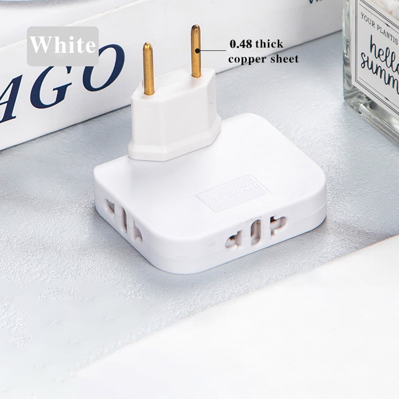2~20PCS Plug Adapter Portable Outlet Power Plate Multi-Wire 1 ...