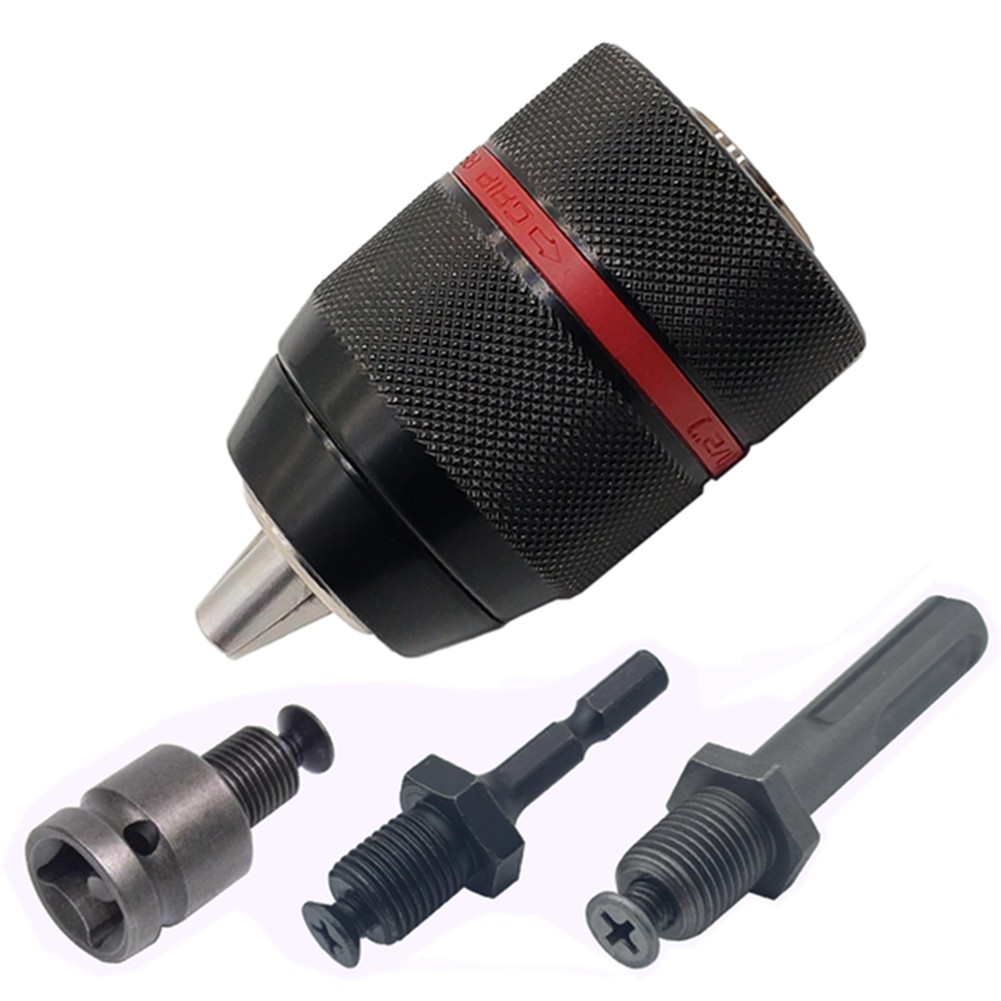 /2-20Unf 13Mm Keyless Drill Chuck Hex/Sds/Socket Bit Driver Converter ...
