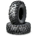 Yamaha Timberwolf 250 & Beartracker 22x10-10 Sports ATV Rear Tires Set ...