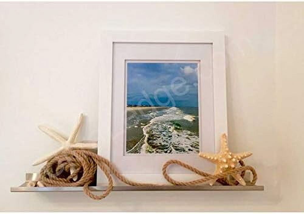 2'/24" Art Display/Picture Ledge/Floating Shelf, Metal, Modern (3.5 ...